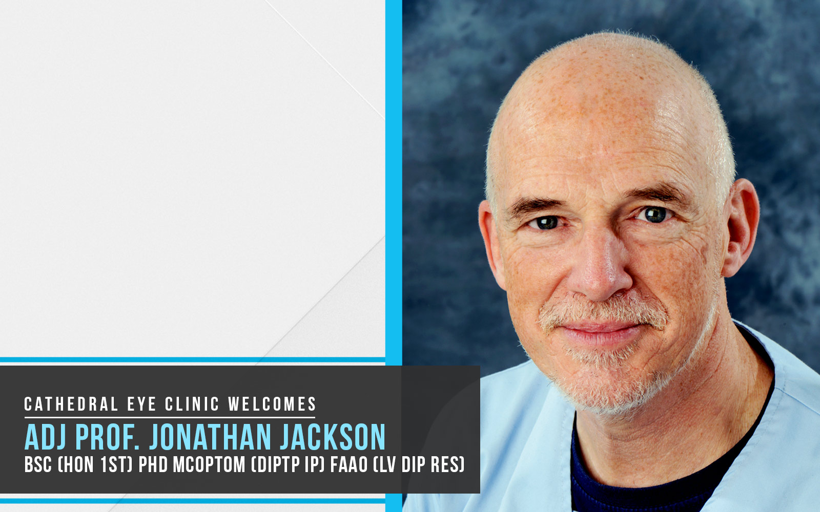 Cathedral Eye Clinic welcomes Adj Prof. Jonathan Jackson - Cathedral ...